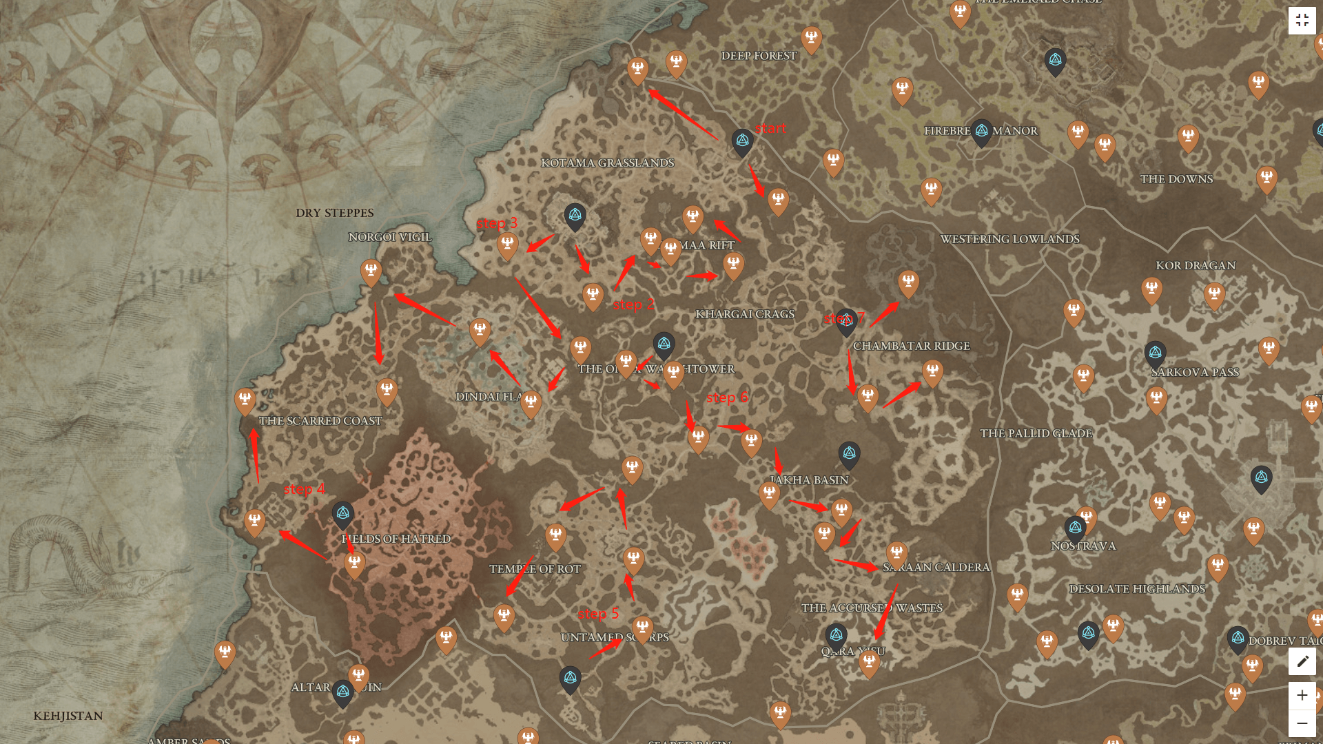 Possibly the best route map for the Lilith Altar on the Internet - News ...