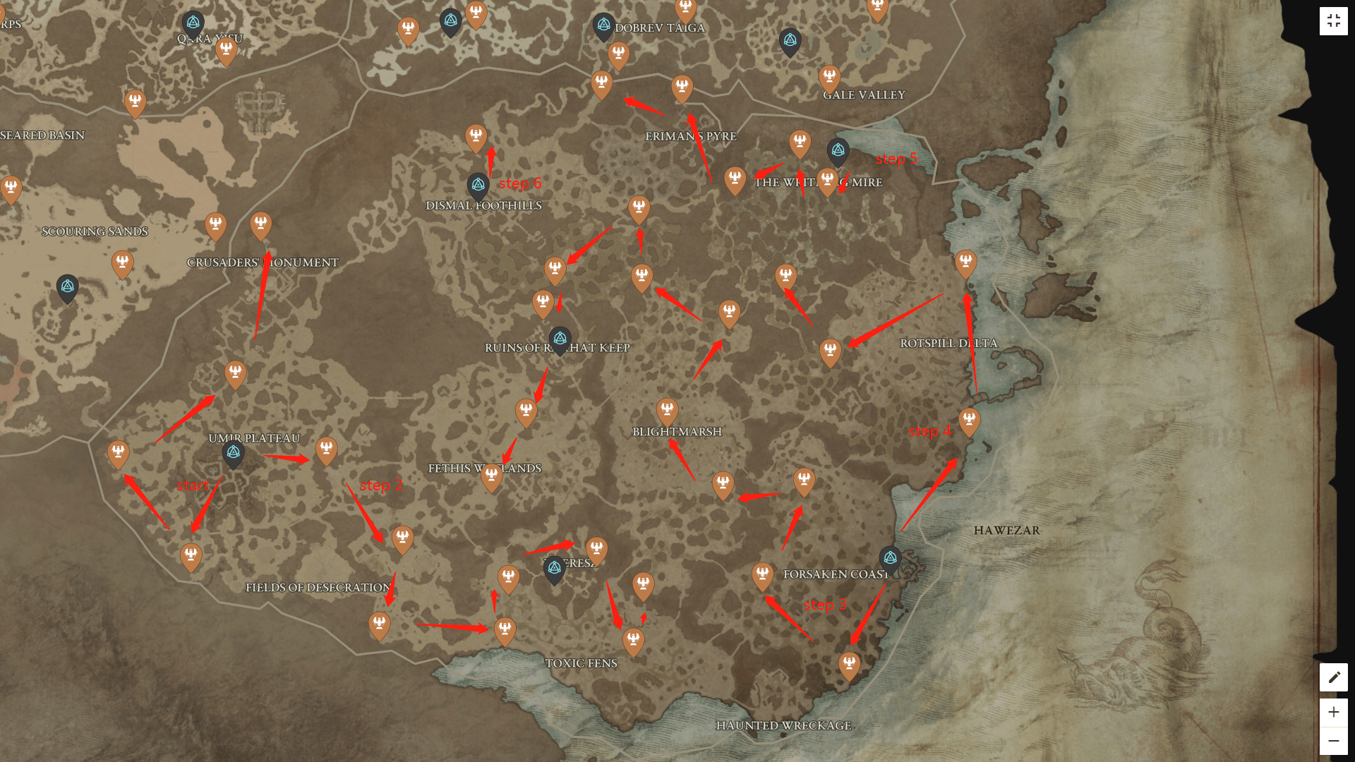 Possibly the best route map for the Lilith Altar on the Internet - News ...